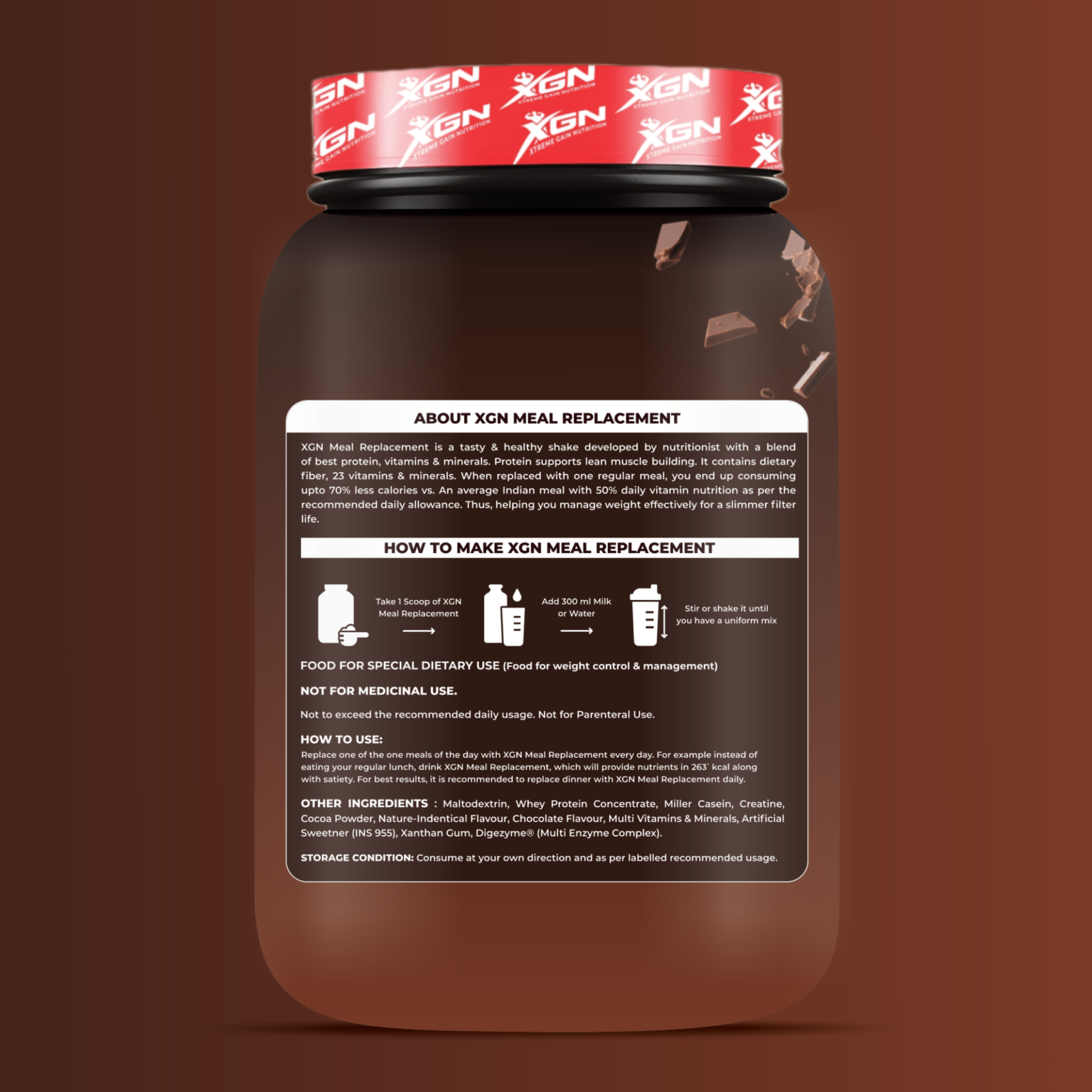 Meal Replacement. 1kg Chocolate, Flavour For Men & Women ...